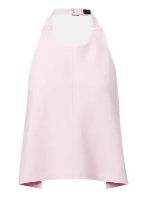 Wardrobe.NYC Halter Neck Top - Pink
