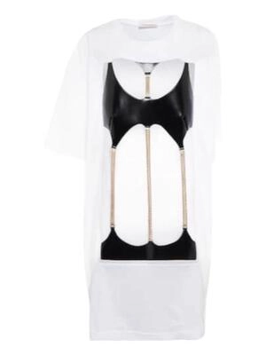CHRISTOPHER KANE Embellished Cotton T-shirt - Black