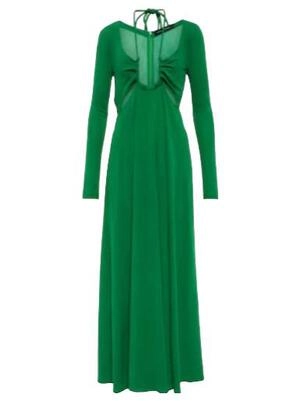 Proenza Schouler Matte Jersey Maxi Dress - Green