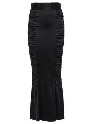 Galvan Vertebrae Cutout Midi Skirt - Black