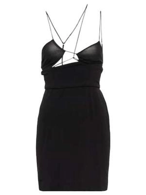 NENSI DOJAKA Cutout Mini Dress - Black