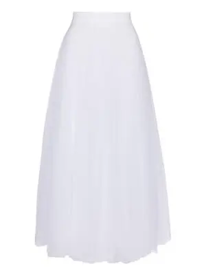 CHRISTOPHER KANE Tulle Maxi Skirt - White