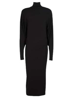 Alexandre Vauthier Stretch-jersey Turtleneck Midi Dress - Black