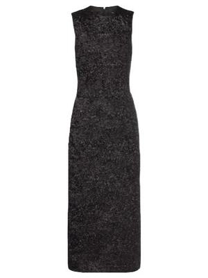 Simone Rocha Cloqué Midi Dress - Black