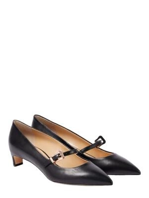 Gabriela Hearst Marino Leather Mary Jane Pumps - Black