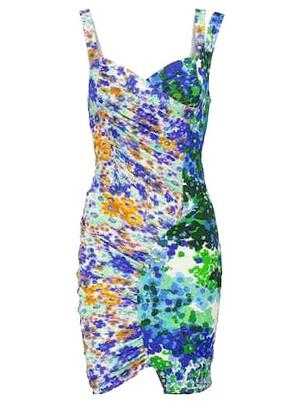 Stella McCartney Maeve Printed Mini Dress - Blue