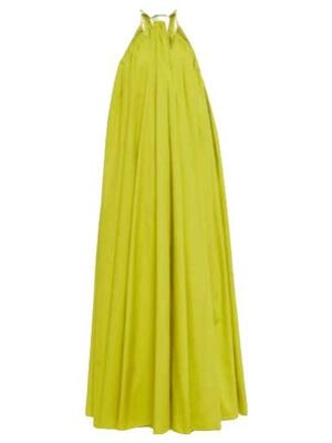 Oscar De La Renta Strappy Maxi Dress - Yellow