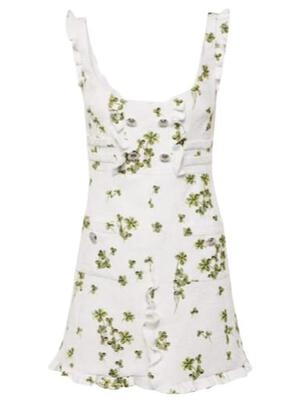 Giambattista Valli Embroidered Bouclé Minidress - White