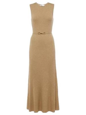 Gabriela Hearst Wool And Cashmere Midi Dress - Green