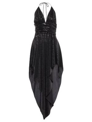 Alexandre Vauthier Sequined Halterneck Skater Minidress - Black