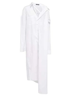 ANN DEMEULEMEESTER Henrietta Cotton Shirt Dress - White