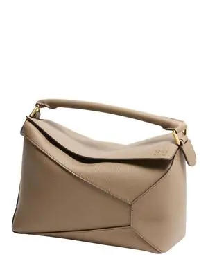 Loewe Puzzle Edge Medium Bag - Beige