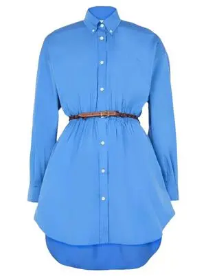 Miu Miu Midi Shirt Dress - Blue