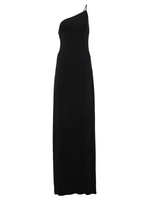 NILI LOTAN One-shoulder Maxi Dress - Black