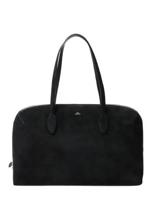 TOTEME Suede Tote Bag - Black