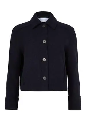 HARRIS WHARF LONDON Harris Wharf London Boiled Wool Short Jacket