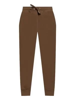 AMI Paris Drawstring Cuffed Track Pants - Brown