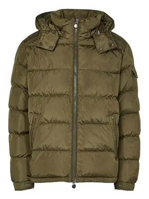 Moncler Maya Hooded Down Jacket - Green
