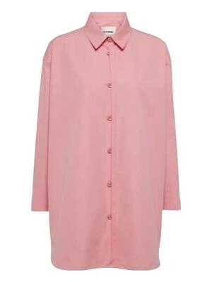 JIL SANDER Cotton Poplin Shirt - Pink