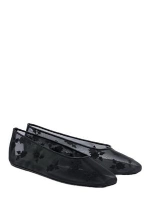 MAGDA BUTRYM Magda Butrym Embroidered Mesh Ballet Flats