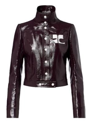 COURREGES Courrèges Reedition Logo Jacket - Black