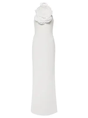 Rebecca Vallance Odetta Floral Appliqué Gown - White