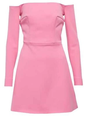 EMILIA WICKSTEAD Emilia Wickstead Crepe Off-the-Shoulder Mini Dress
