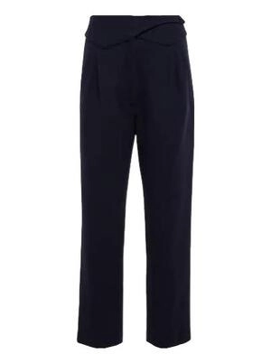 BLAZÉ MILANO Basque High-rise Virgin Wool Pants - Black