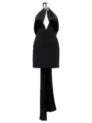 David Koma Embellished Halter-neck Mini Dress - Black