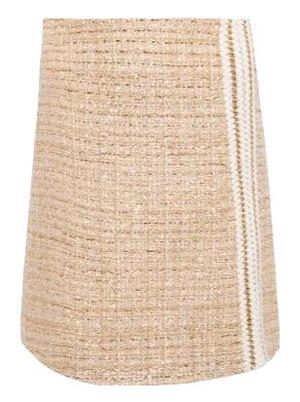 Giambattista Valli Sequined Tweed Miniskirt - Nude