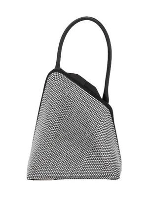Attico Sunset Mini Crystal-embellished Tote Bag - Gray