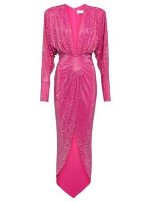 Alexandre Vauthier Embellished Maxi Dress - Pink