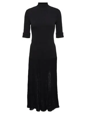 Dorothee Schumacher High-neck Midi Dress - Black