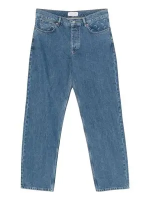 MARINE SERRE Marine Serre Logo-Print Jeans