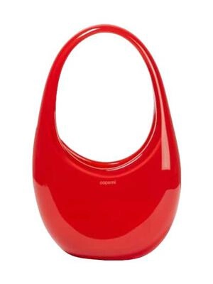 Coperni Swipe Mini Glass Tote Bag - Red