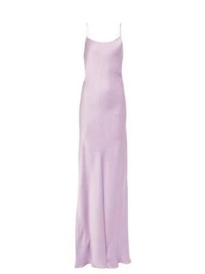Victoria Beckham Satin Gown - Purple
