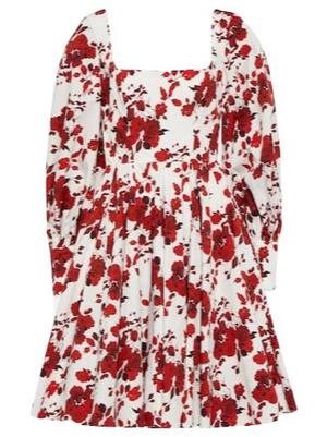 EMILIA WICKSTEAD Yasmina Floral Cotton Minidress - Multicolor