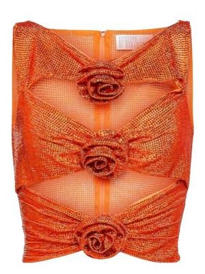 Giuseppe Di Morabito Cut-out Cardigan With Crystal Embellishments - Brown
