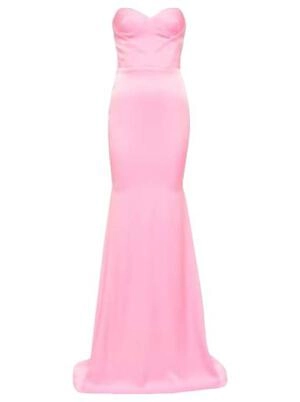 Alex Perry Barkley Strapless Satin Crêpe Gown - Pink