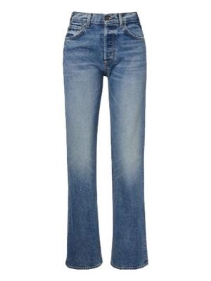 NILI LOTAN Briana Straight Jeans - Blue