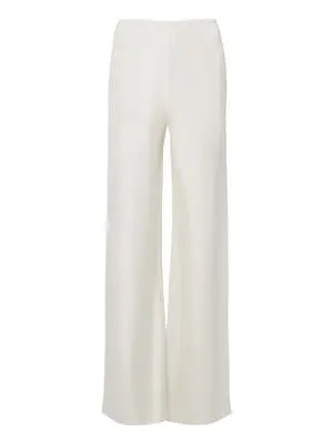 Posse Posse Cove Silk-Blend Straight Leg Pants No