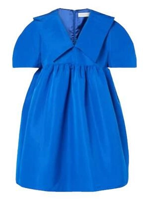 Nina Ricci Faille Mini Dress - Blue