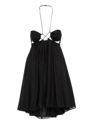 NENSI DOJAKA Cutout Mini Dress - Black