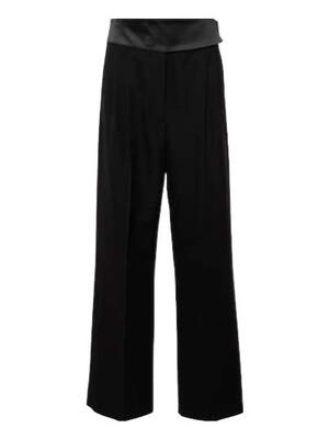 Stella McCartney Wool Tuxedo Pants - Black