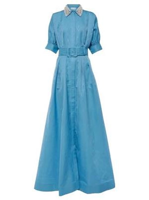 Rebecca Vallance Cielo Embellished Gown - Blue