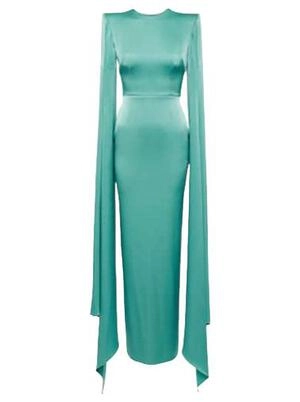 Alex Perry Bennett Satin Gown - Blue