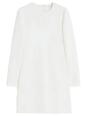 Max Mara Short Scuba Jersey Dress - Ivory