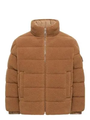 Moncler Mich Teddy Short Down Jacket - Camel