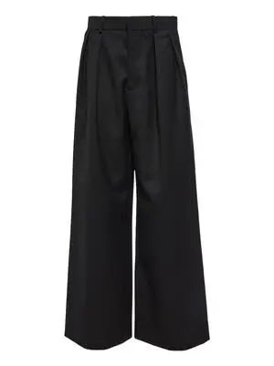 Wardrobe.NYC Low-rise Wide-leg Pants - Black
