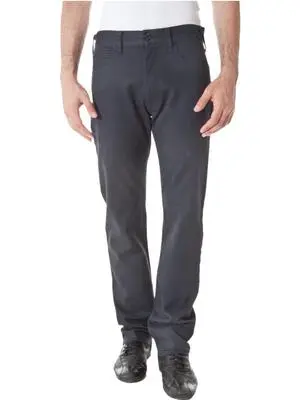 Emporio Armani Cotton Straight Leg Jeans - Black